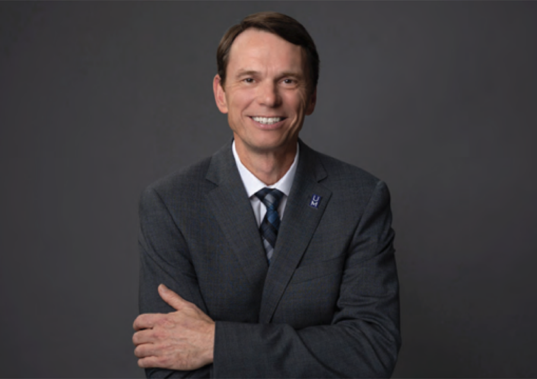 Bill Hardgrave Presidents Letter - UofM Magazine